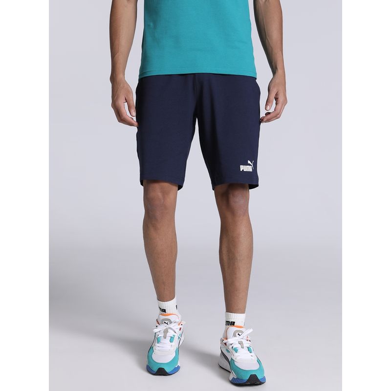 Buy Puma Essentials Mens Blue Shorts Online