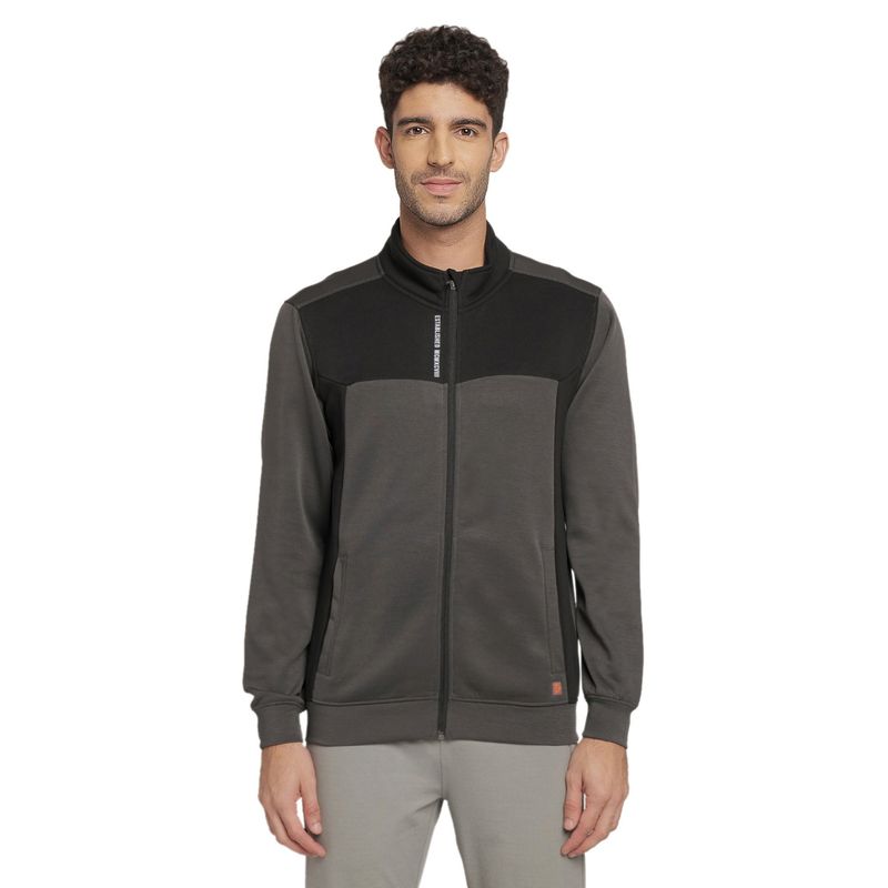 Buy Wildcraft Men Cotton Solid Plain Jacket-Grey Online