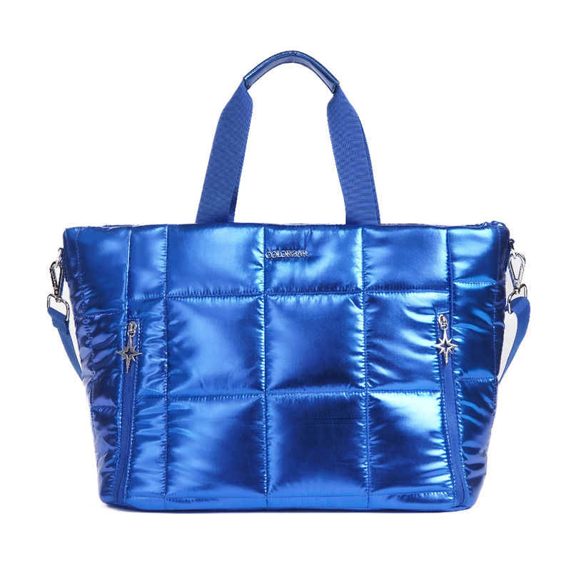 Buy Colorbar Metallic Magic Tote Bag - Electric Blue Online