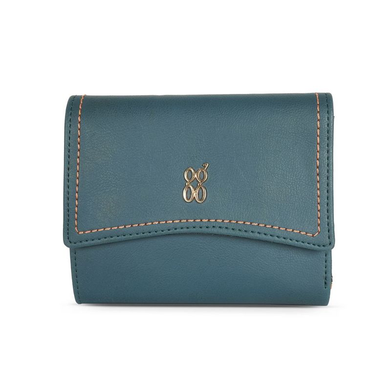Buy Baggit Saffron Blue Small Wallet Online