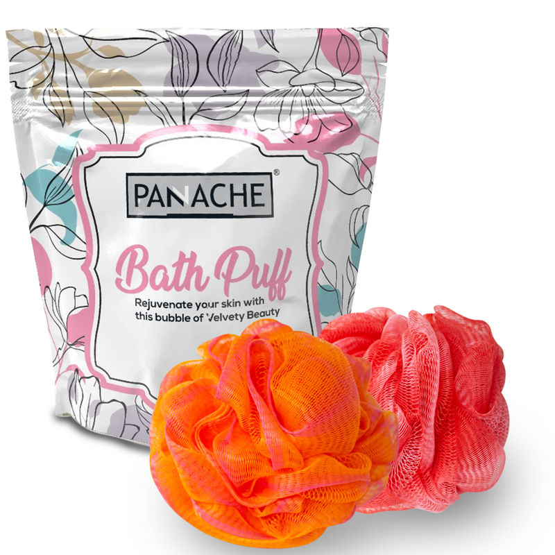 Panache Premium Soft Bath Loofah Sponge Scrubber For Men & Women ( Pack ...