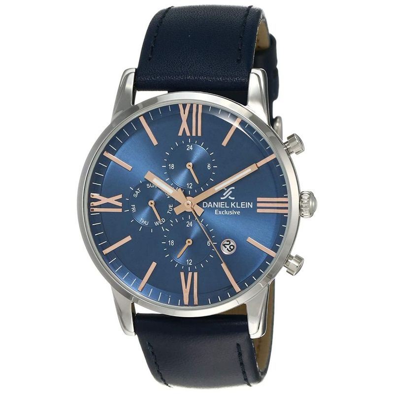 Buy Daniel Klein Exclusive Men Dark Blue Watch Online