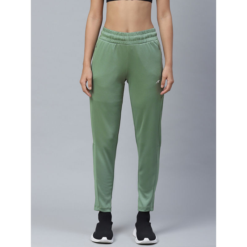 Buy Alcis Women Olive Green Solid Slim Fit Track Pants (L) Online Buy Alcis Women Olive Green Solid Slim Fit Track Pants (L) Online