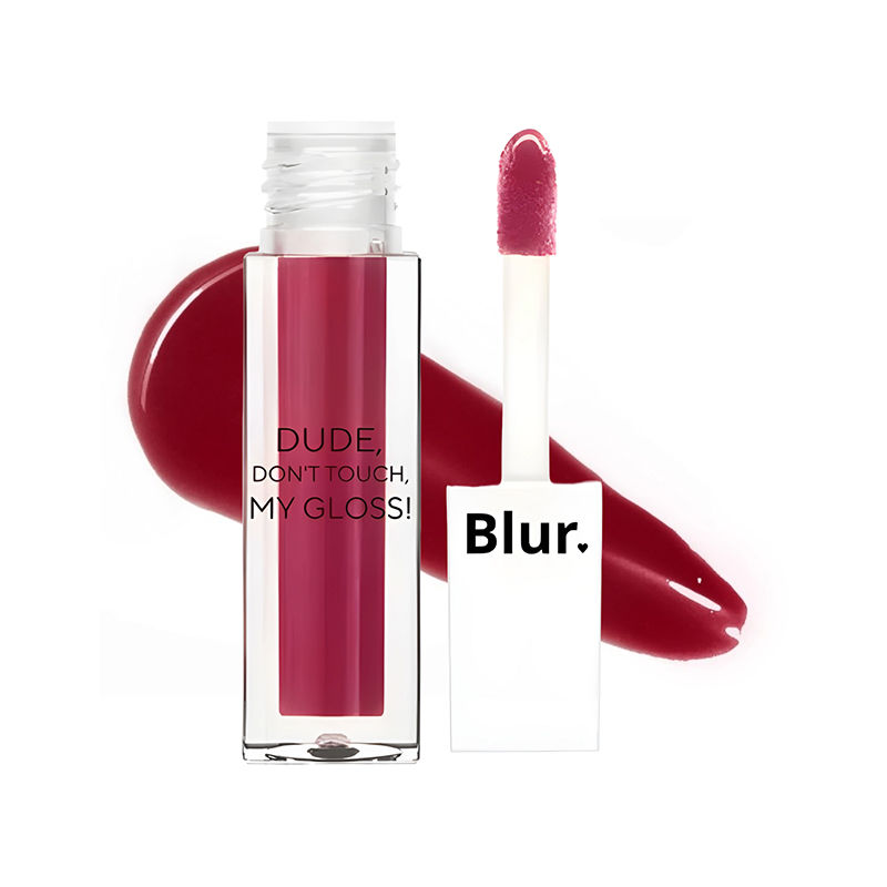 Buy BLUR INDIA Dude Don't Touch My Gloss - Wine Online