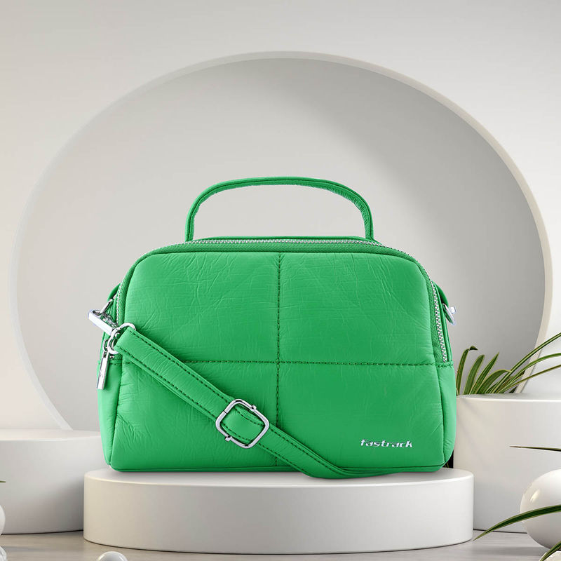 Buy Fastrack Green Casual Sling Bag for Women Online