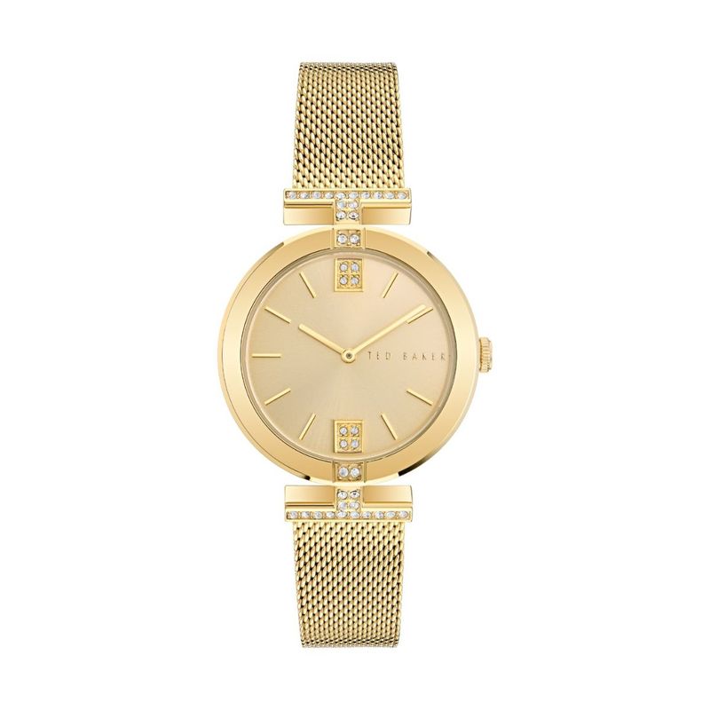 Buy Ted Baker Gold-Tone Dial Women Watch - BKPDAF303 Online