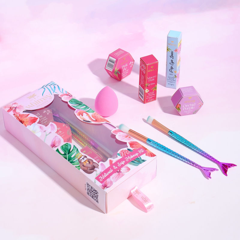 Buy Whimsy Beauty Safe & Organic Glow-Up Beauty Makeup Kit For Preteen ...