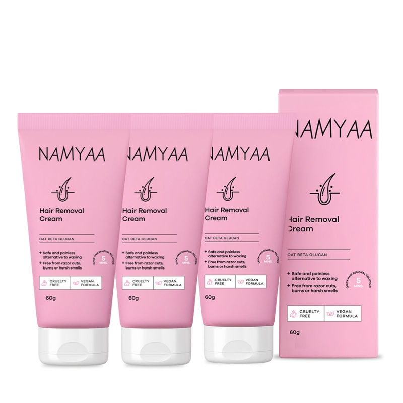 Buy Namyaa Hair Removal Cream for Women with After Wax Soothing Serum ...