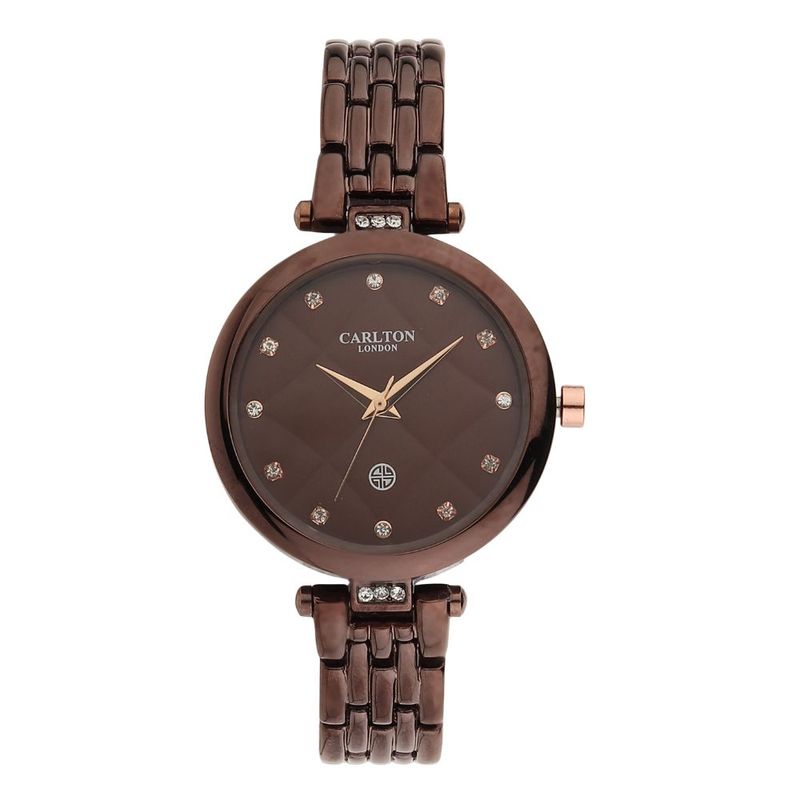 Carlton London Watches Women Rose Analog Watch Cl041brrbr: Buy Carlton ...