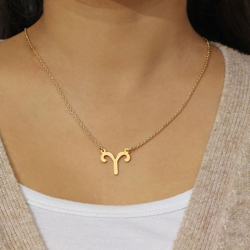 Buy Pipa Bella by Nykaa Fashion Aries Zodiac Sign Necklace Online