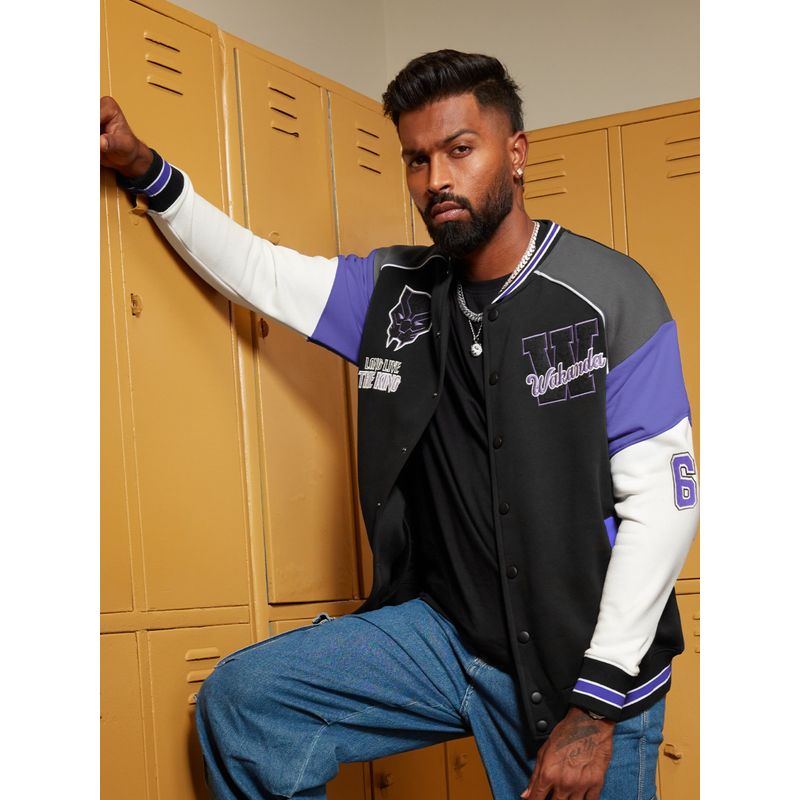 Buy The Souled Store Official Black Panther- The King Men Varsity ...