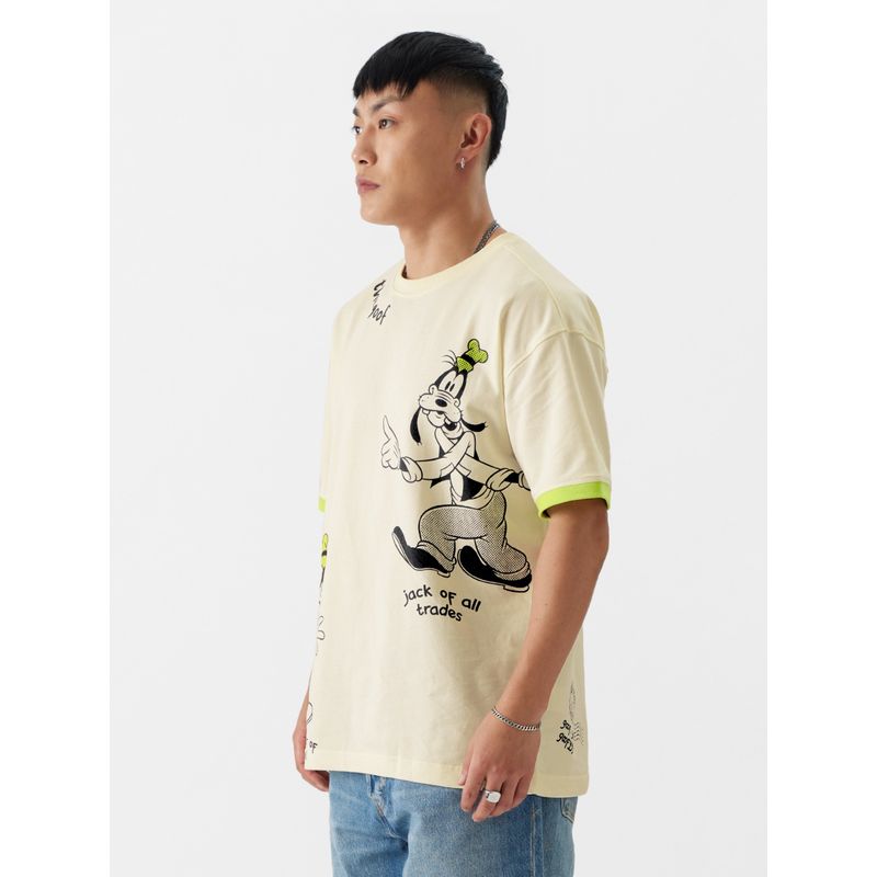 Buy The Souled Store Official Disney- Goofy The Goof Men Oversized T ...