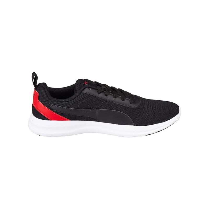 Buy Puma Men Zelus Black High Risk Red White Sneakers Online