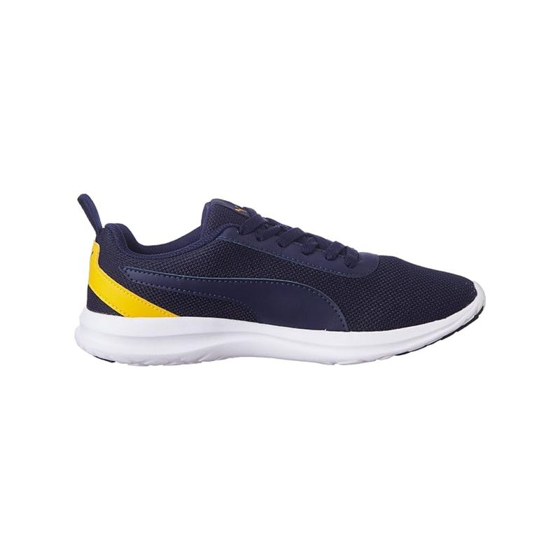 Buy Puma Men Zelus Navy Blue Spectra Yellow White Sneakers Online