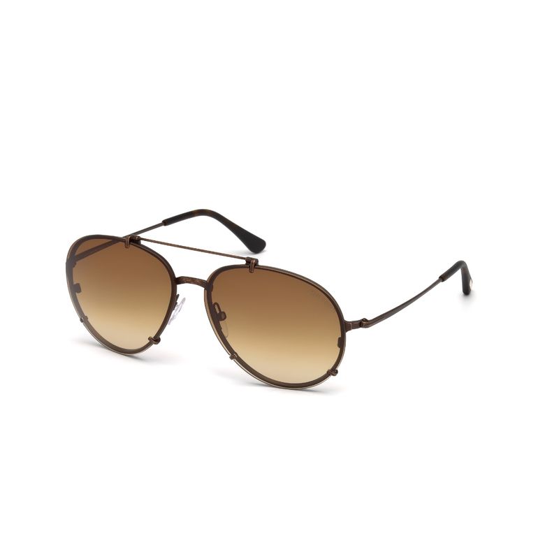 Buy Tom Ford FT0527 59 49j Iconic Aviator Shapes In Premium Metal ...