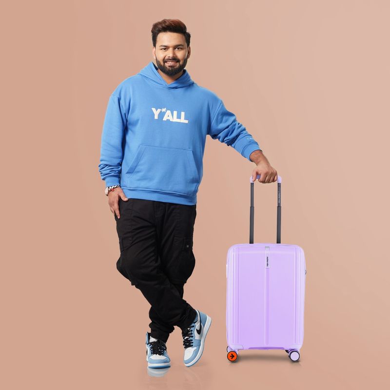 Buy Nasher Miles Unisex Purple The Line Hard-Sided Polypropylene ...
