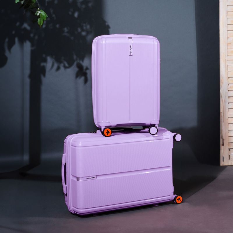 Buy Nasher Miles Unisex Purple The Line Hard-Sided Polypropylene ...