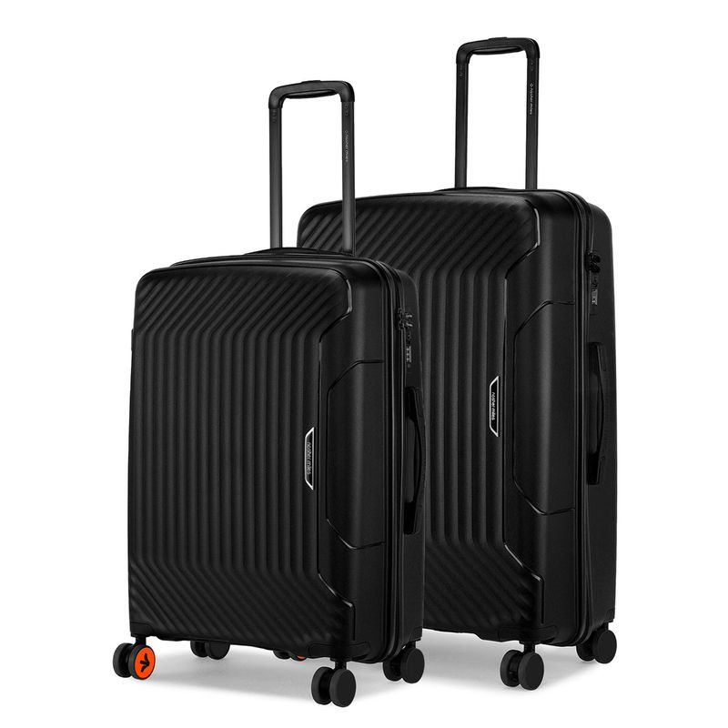 Buy Nasher Miles Unisex Black Coorg Hard-Sided Polypropylene Black ...