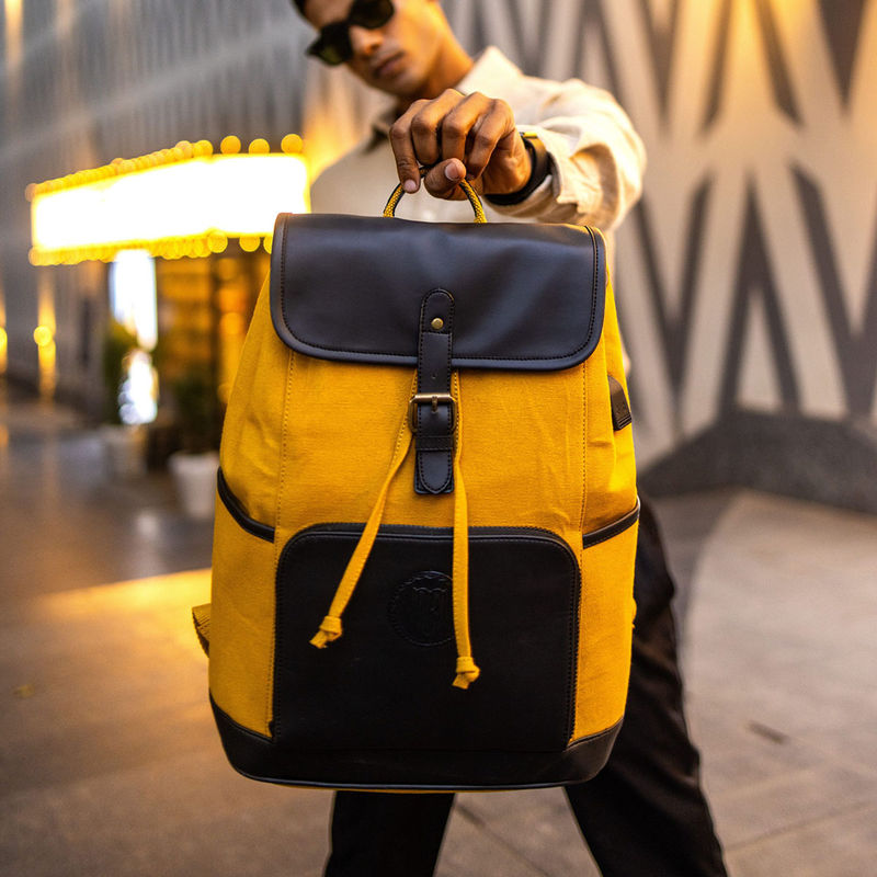 Buy Mona B Transit Pro Backpack - Mustard (M) Online