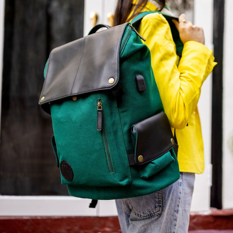 Buy Mona B Gear Grid Backpack - Teal (M) Online