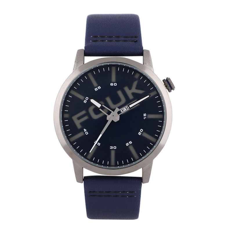 Buy FCUK Blue Dial Analog Watches For Men - FK0010A Online