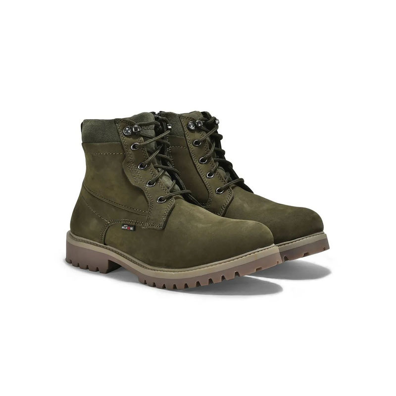 Buy WOODLAND Olive Mens Casual Boots Online