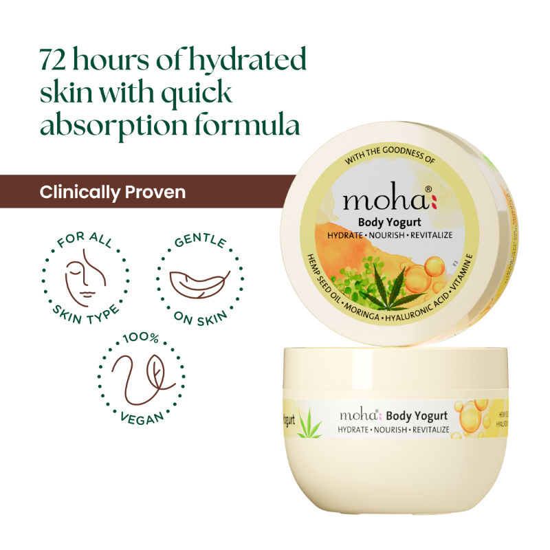 Buy Moha Body Yogurt To Hydrate & Nourish Skin For Soft And Smooth ...