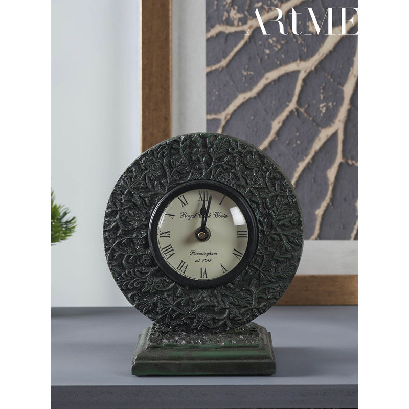 Buy The Artment Bohemian Autumn Romance Green Table Clock for Home ...
