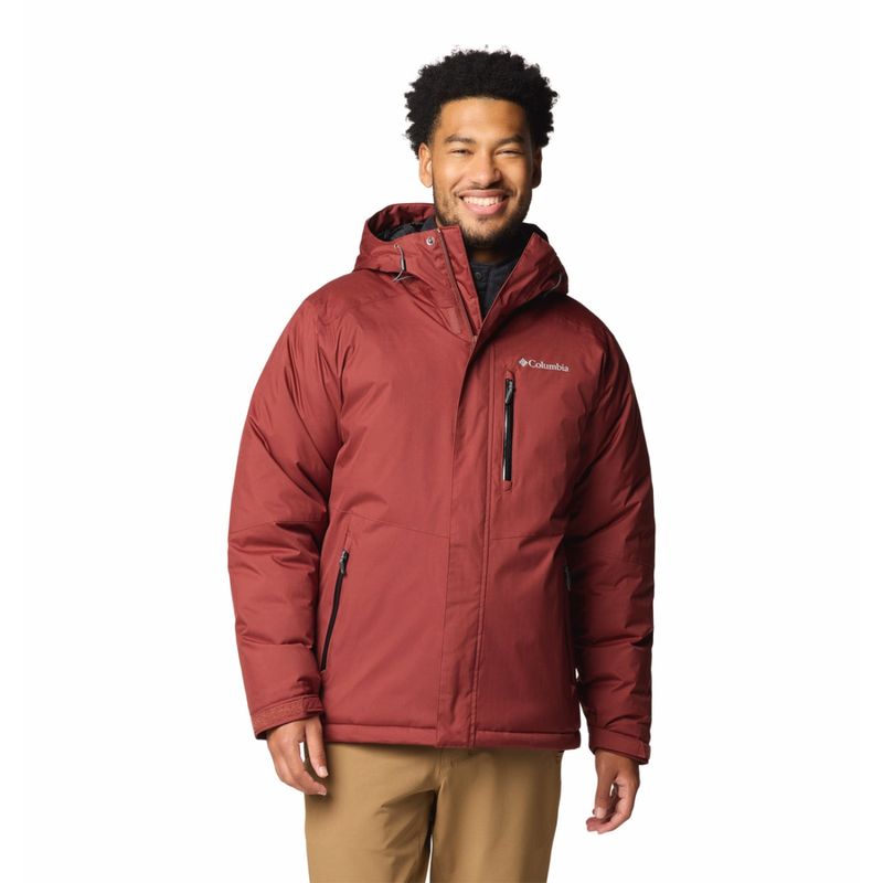 Buy Columbia Mens Red Omni-Heat Infinity Oak Harbor II Insulated Jacket ...
