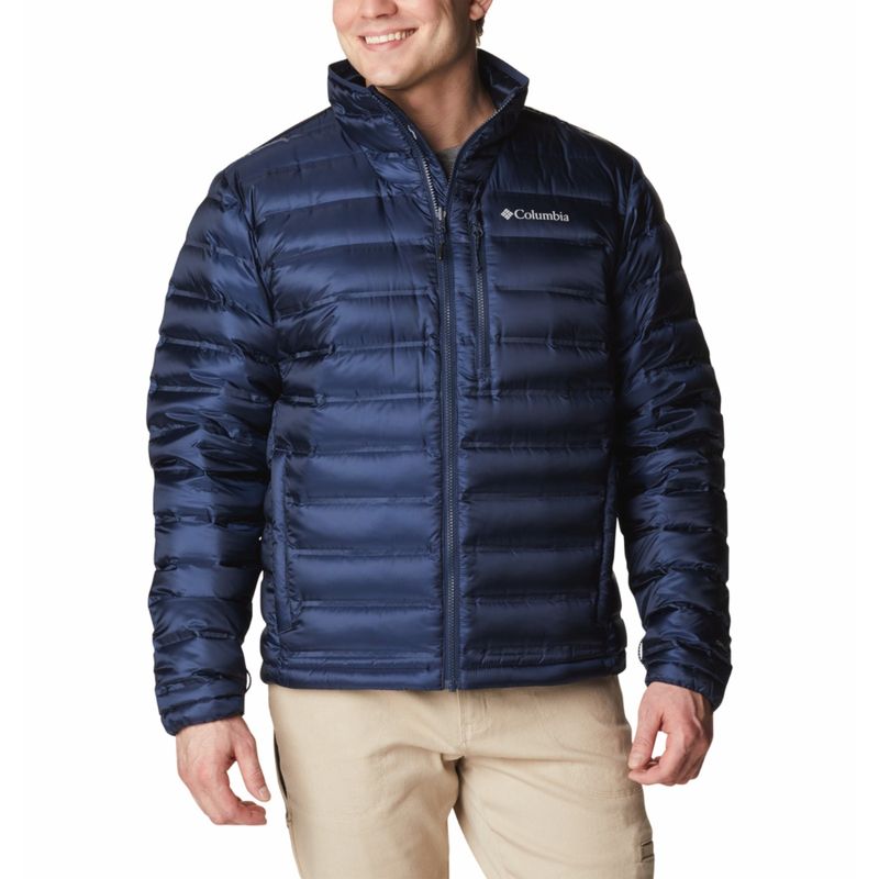 Buy Columbia Mens Navy Omni-Heat Infinity Pebble Peak II Down Jacket Online
