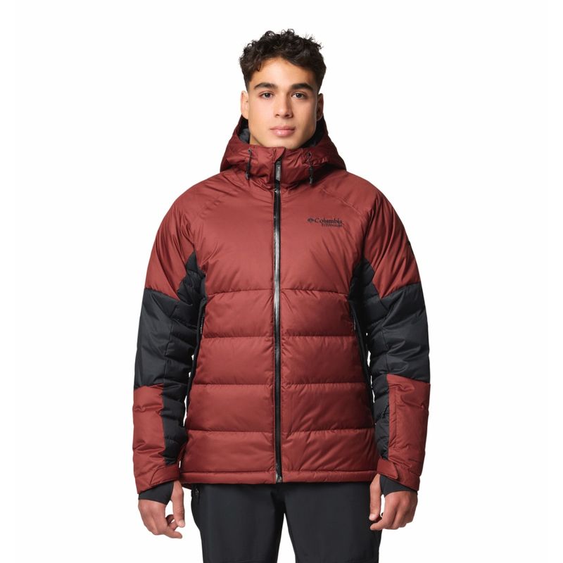 Buy Columbia Mens Red Omni-Heat Infinity Roaring Fork II Down Jacket Online