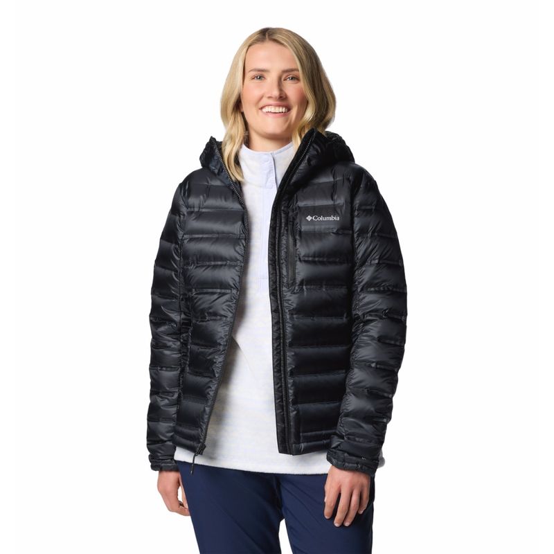 Buy Columbia Womens Black Omni-Heat Infinity Pebble Peak II Down Jacket ...