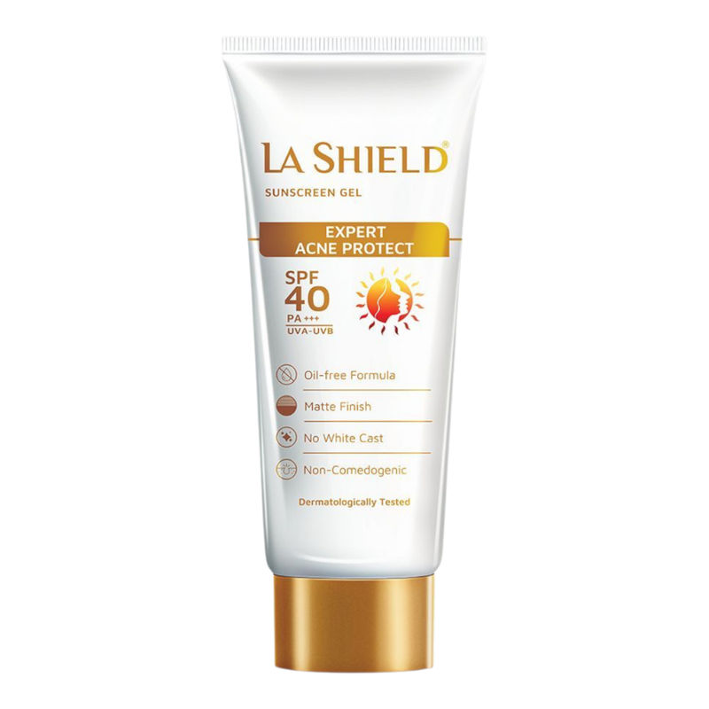 Buy La Shield SPF 40 Mineral Sunscreen Gel Oil free Matte PA +++ For ...