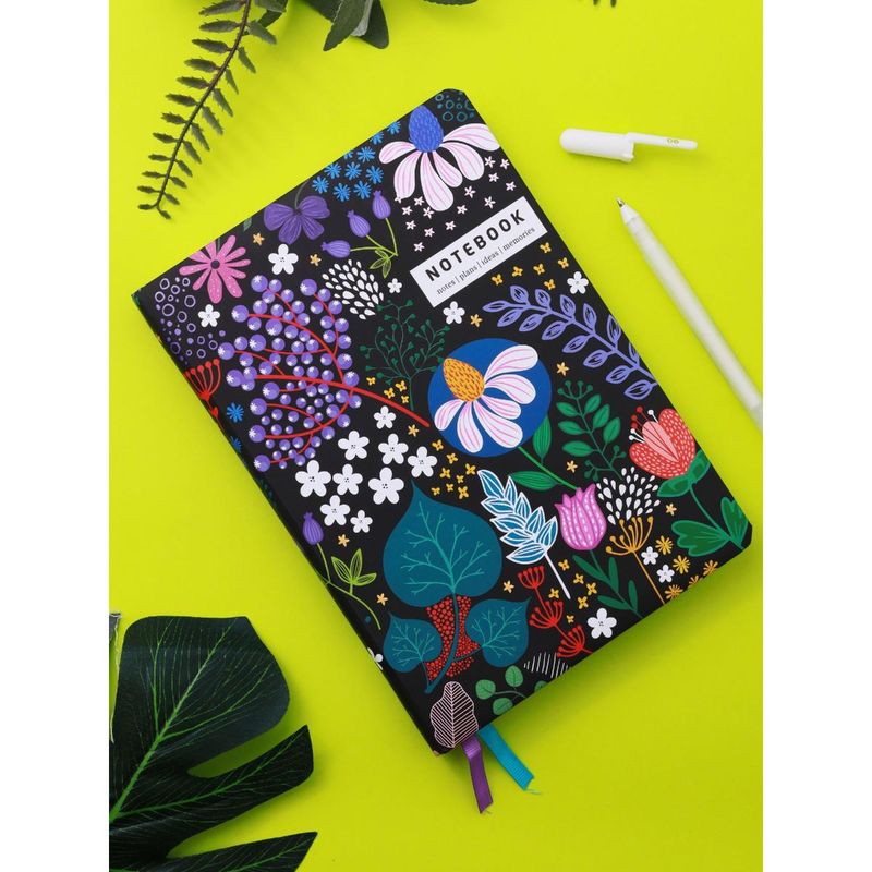 Buy Doodle Collection A5 Undated Hard Bound Foam Padded Notebook: 160 ...