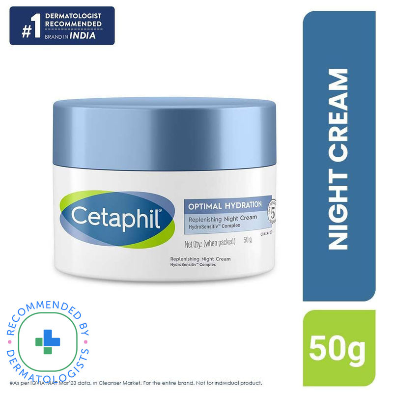 Buy Cetaphil Optimal Hydration Replenishing Night Cream With Hyaluronic ...