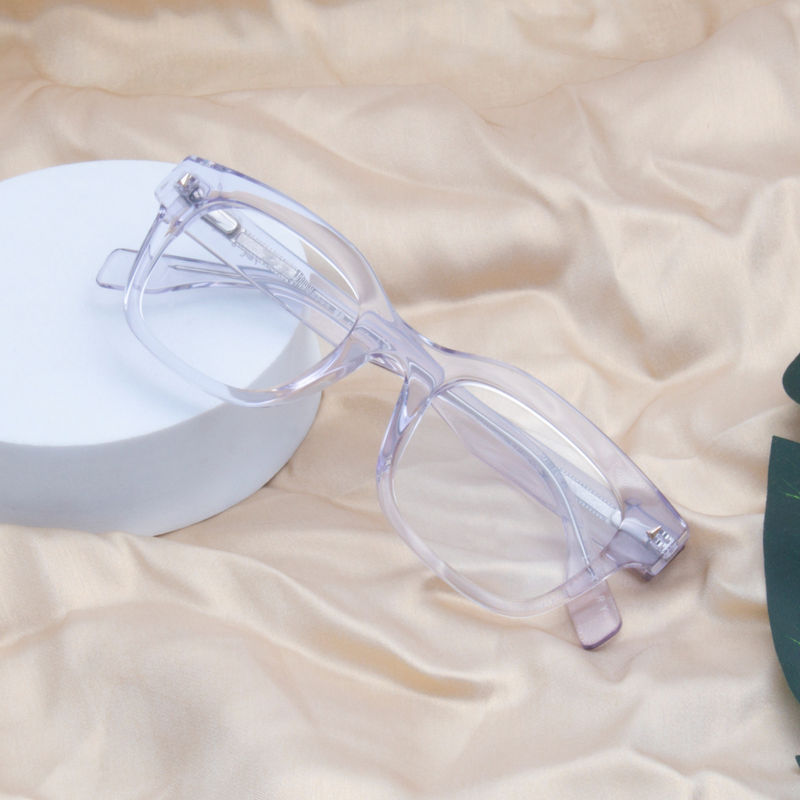 Buy TED SMITH Transparent Square Premium Italian Acetate Frame For ...