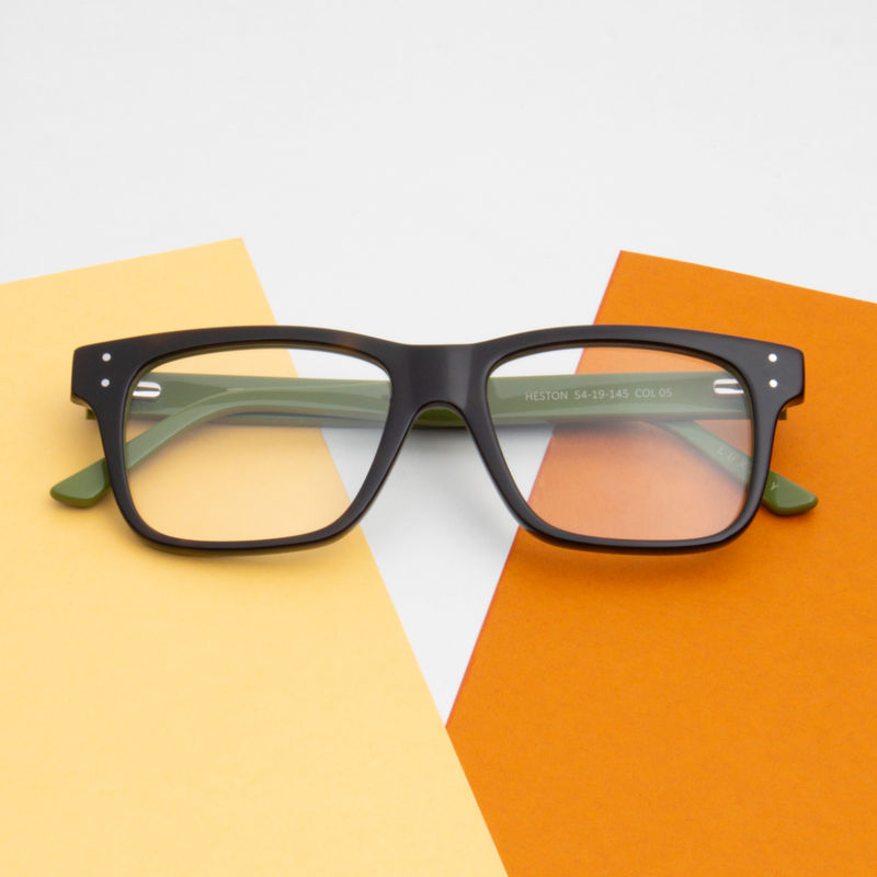 Buy TED SMITH Demi Inside Green Square Premium Italian Acetate Frame ...