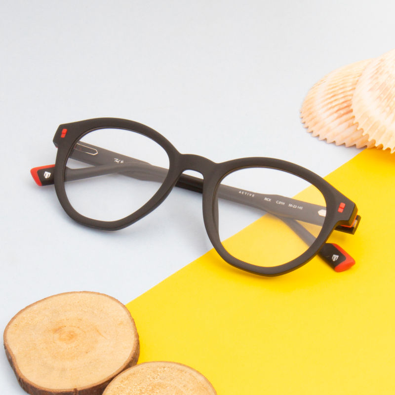 Buy TED SMITH Black Round Tr90 Frame For Unisex (RICK_C1H) Online