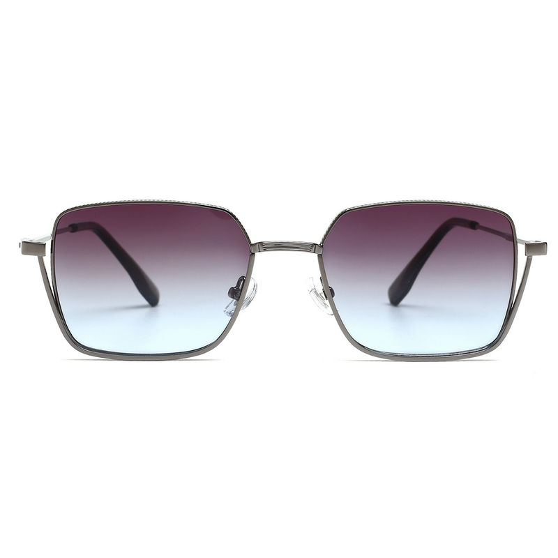 Buy French Connection Blue Gradient Lens Square Sunglass Full Rim Grey ...