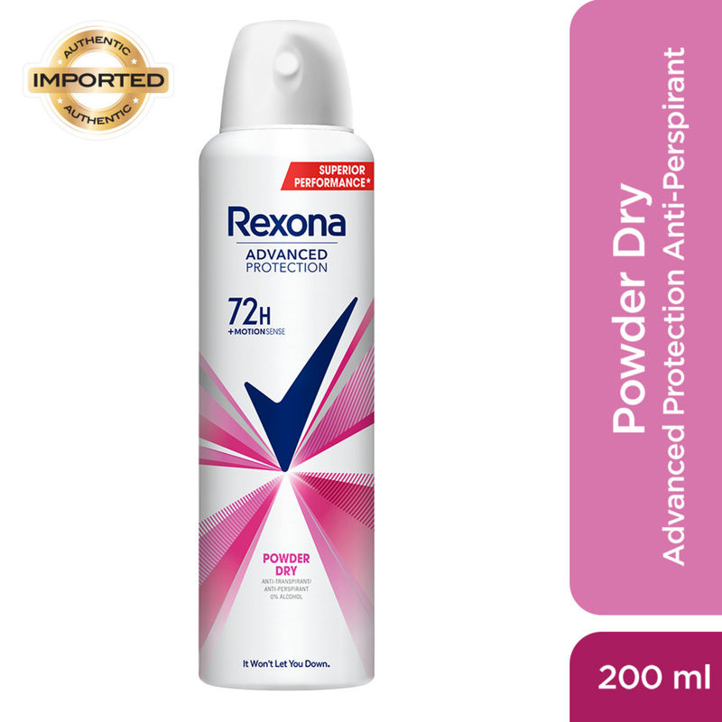 Buy Rexona Powder Dry Advanced Protection Anti-Perspirant Deodorant For ...