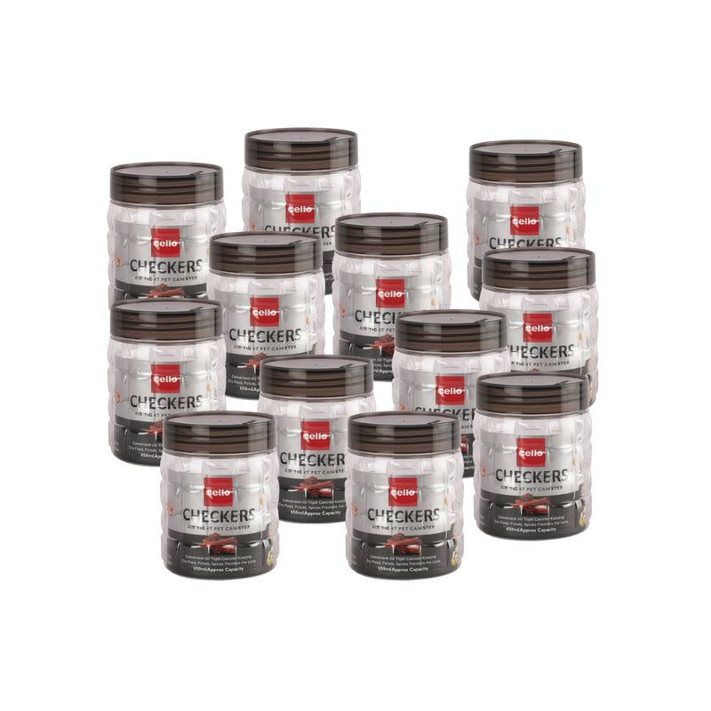 Buy CELLO Checkers Plastic Kitchen Storage Containers with Air Tight ...
