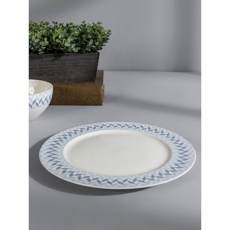Buy Pure Home + Living Set of 2 Aspiring Blue Dinner Plate Online