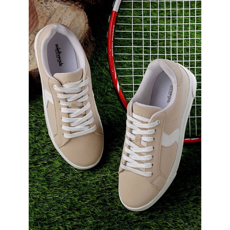 Buy SOLETHREADS Swatch W Beige Colorblock Women Shoes Online