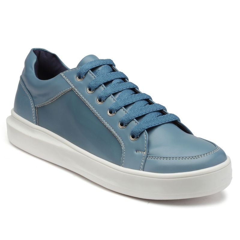 Buy SOLETHREADS Lucid Blue Solid Women Casual Shoes Online
