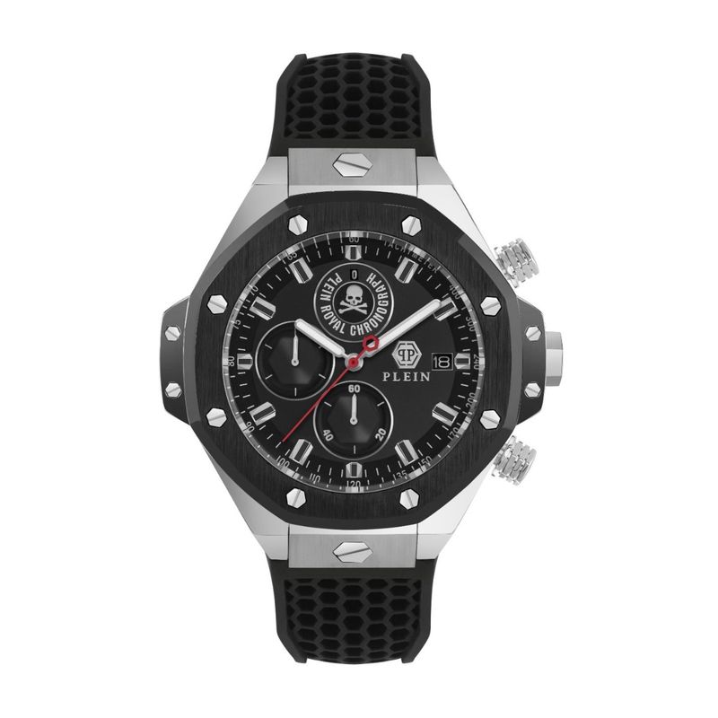 Buy Philipp Plein Newness 45 Mm Black Dial Men Chrono Watch - Pwlfa0225 ...