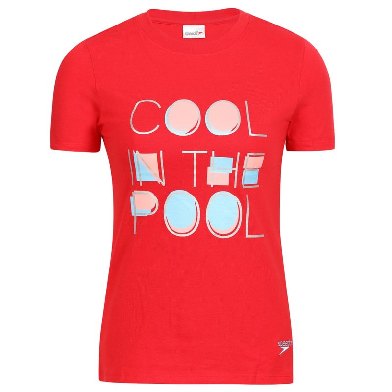 Buy Speedo Cool Graphic Tee - Red Online