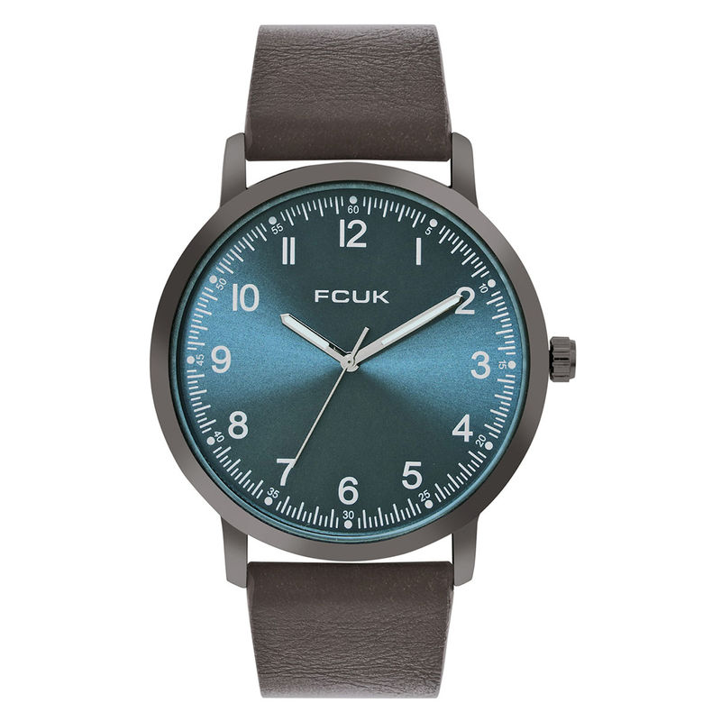 Buy FCUK Teal Dial Analog Watch for Men - Fk00033C (M) Online