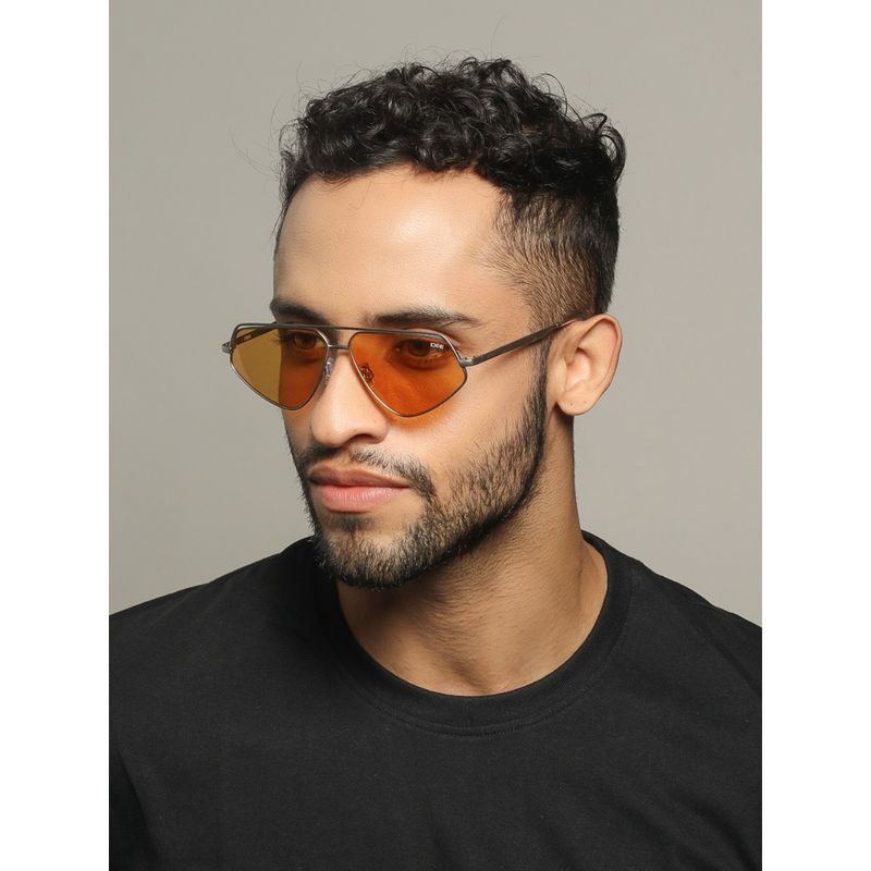 Buy IDEE IDS2978C1SG - UV Protected Solid Sunglasses for Men and Women (61) Online