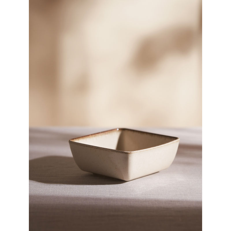 Buy Pure Home + Living Beige Square Porcelain Platter Online
