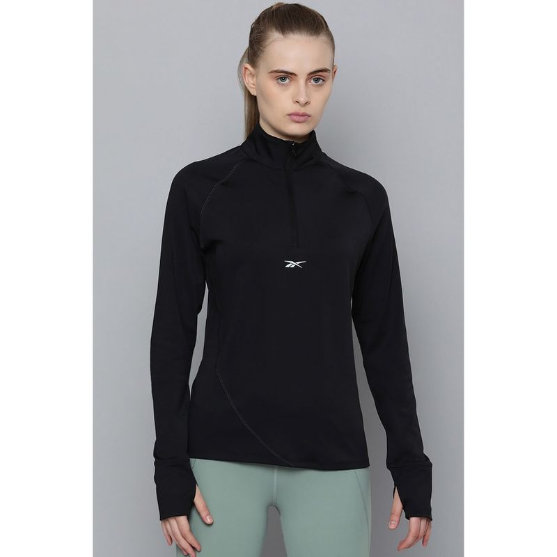 Buy Reebok Womens Black Running Sweatshirt Online